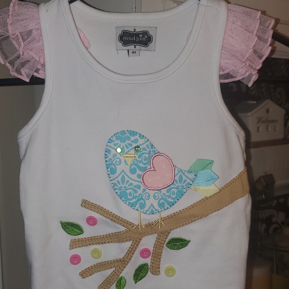 Mud Pie | Shirts & Tops | Mud Pie Bird Shirt | Poshmark